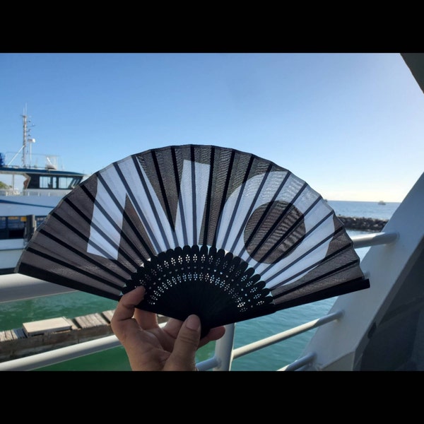 Hundred Dollar Bill Hand Fan Black Handle - Etsy