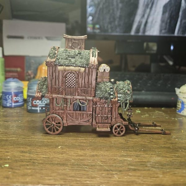 Satyr Wagon - Unpainted Miniature - Etsy