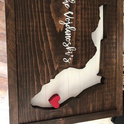 Personalized Florida Wood Sign FL Wall Decor Cutout - Etsy