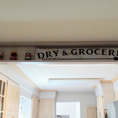 Dry Goods and Groceries Sign Farmhouse Sign Grocery Sign - Etsy
