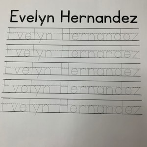 Custom Name Handwriting Practice | Personalized Name Handwriting | Name ...