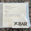 Marble Stone Bar Sign | Wedding Unique Signage | Menu Sign | Drink Sign ...