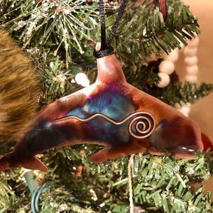 Handcrafted Copper Angel With Heart Ornament - Etsy