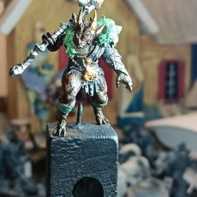 Bugbear Fighter Warrior Barbarian Axe & Shield Scales - Etsy