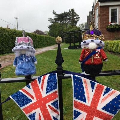 King Charles III Coronation Gnome Crochet Pattern, Charles III and ...