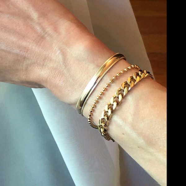 Gold Filled Cuff Bracelet - Etsy