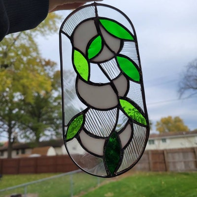 Landscape Stained Glass Pattern Stained Glass Patterns - Etsy