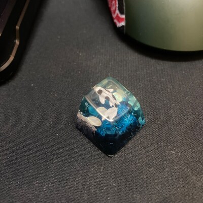 Galaxy Artisan Keycap, Space Resin Keycap, Interstellar Artisan Keycap ...