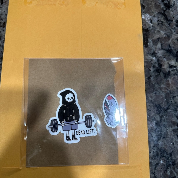 Dead Lift Sticker, Funny Vinyl Sticker, PREMIUM Quality, Laminated ...
