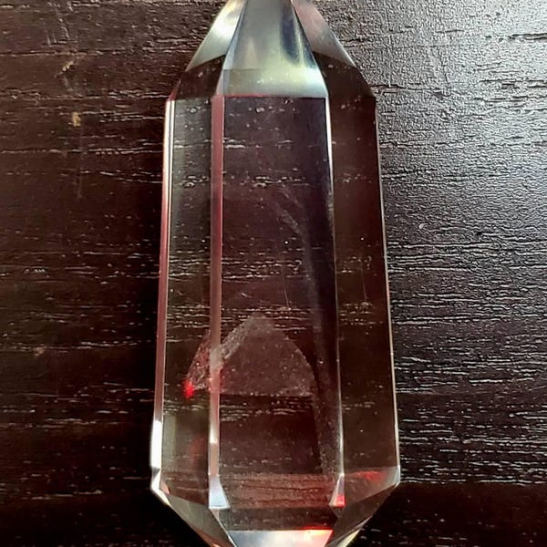 1pcs 18 Sided Vogel Style Clear Natural Quartz Crystal Wand DT Point ...