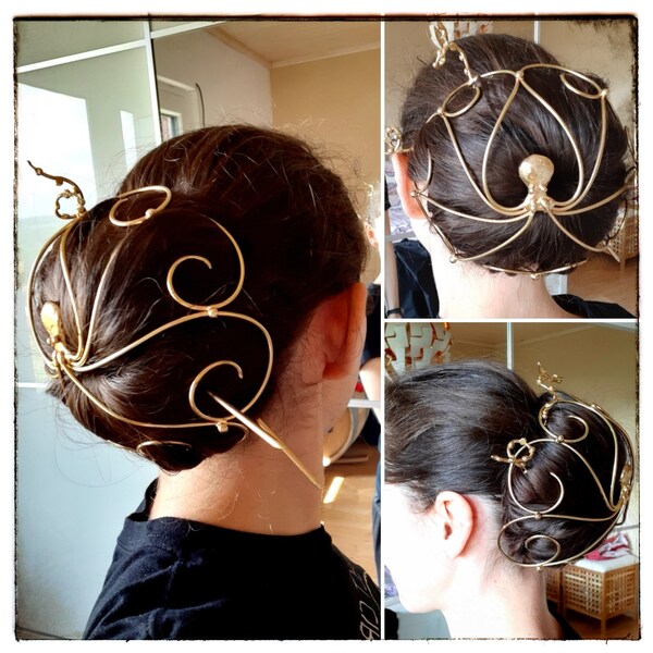Octopus Bun Cover - Etsy