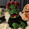 Handmade Ventriloquist Dummy Furry Rabbit Monster Professional Hand ...