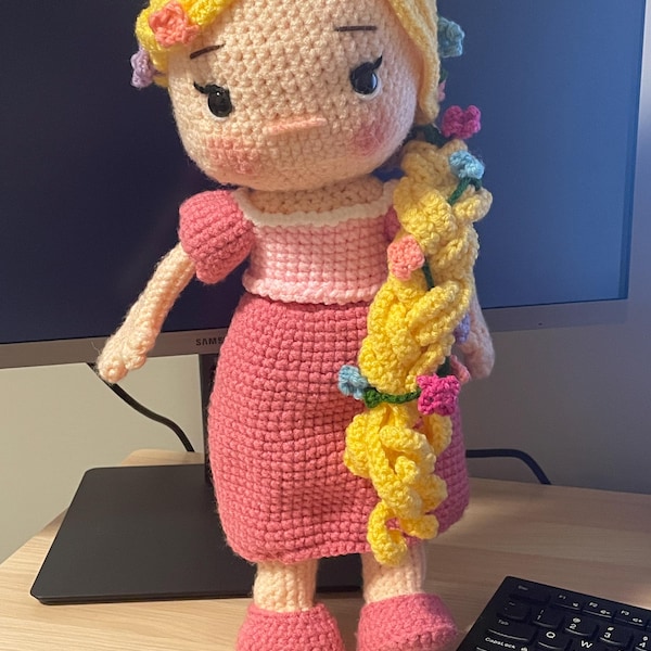 Crochet Pattern Rapunzel (english Pattern) - Etsy
