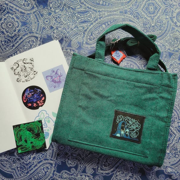 Demon Girl Sticker Sheet! Original Neon Purple Gothic Artwork