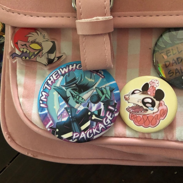 HELLUVA BOSS Buttons Badges & Magnets - Etsy