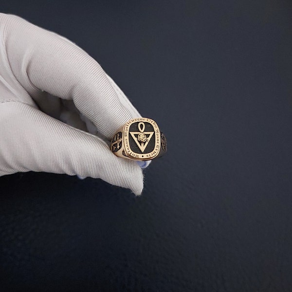 Rousea Crucis Ring, Antiquus Mysticusque Ordo Rosae Crucis Ring, Amorc ...