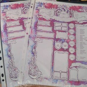 Spellbound Character Sheets D&D 5e - Etsy