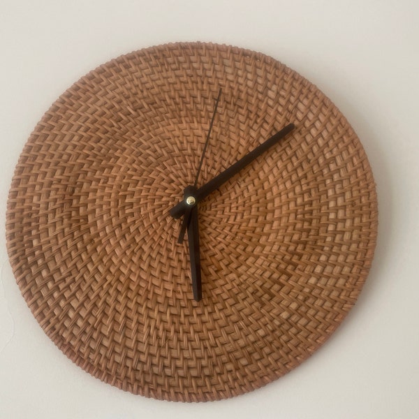 Boho Art Wall Clock Unique, Rustic Cottagecore Clocks for Wall ...