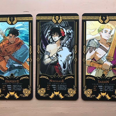 Percy Jackson Mythomagic Cards and Charms - Etsy