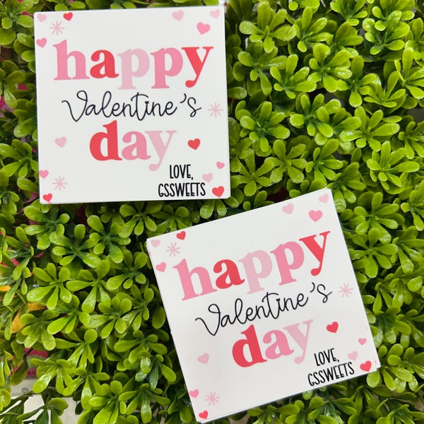 Printable Happy Valentines Day Gift Tag, Valentines Day Tag, SWEET ...