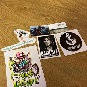 Lowbrow Surf Chopper Sticker - Etsy