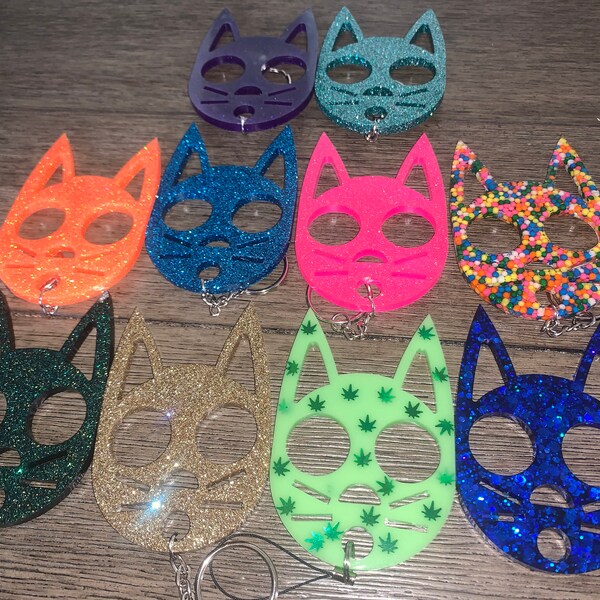 DEFENSE CAT KNUCKLE 2.5IN X 3.5IN Mold || Silicone Mold for Novelty and ...