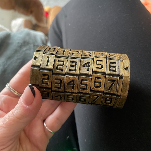 Mini Cryptex Geocaching Puzzle Davinci Replica 3D Print Plastic 5, 6 or ...