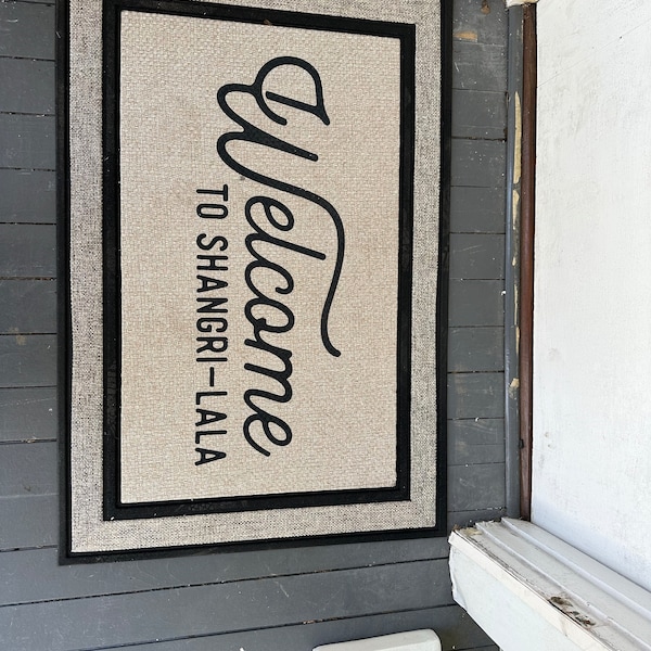 Welcome Family Name Door Mat, Housewarming Gift, Wedding Gift Ideas ...