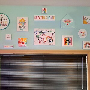 Radiate Positivity Rainbow Sign, Rainbow Wood Sign, Positive Quote Sign ...