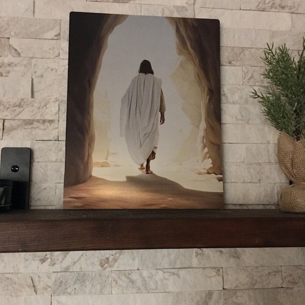 Jesus Christ Resurrected, Easter Painting, Jesus Christ Leaving the Tomb, He is Risen, Jesus ...