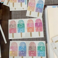 Summer Popsicles Numbers and Letters, Alphabet Matching, Number ...