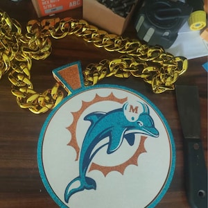 Custom Basketball Turnover Chain Logo Miami Cuban Link Swag Bling ...