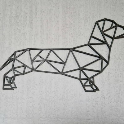 Geometric Rottweiler Dog Pet Wall Art Decor Hanging Decoration 3D ...