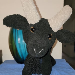 Crochet Pattern Goat, Amigurumi Stuffed Goat Pattern, Farm Animals ...