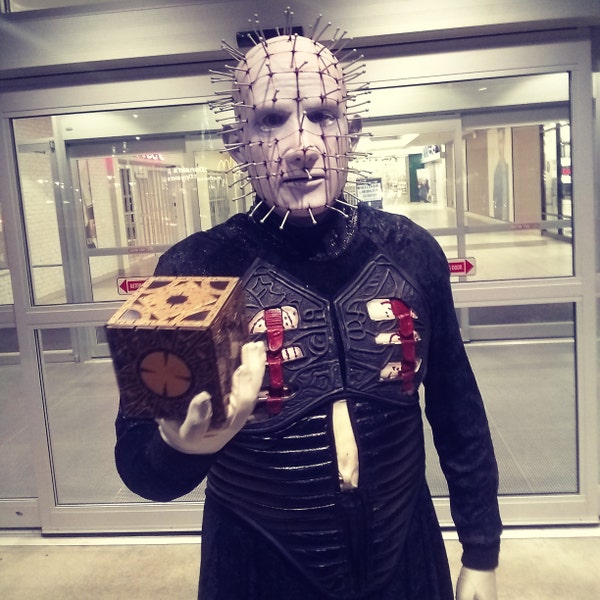 Pinhead Hellraiser Silicone Mask,cosplay Inferno,pinhead Ghost Scary ...