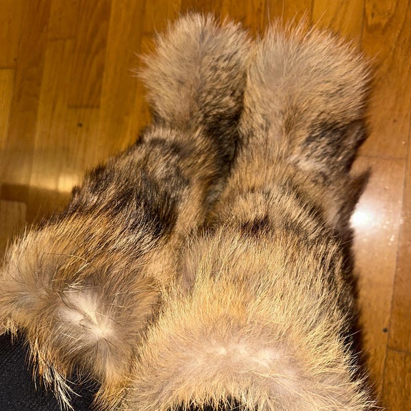 Fox Fur Boots for Men, Mukluks, Yeti Boots,viking Boots, Snow Boots ...