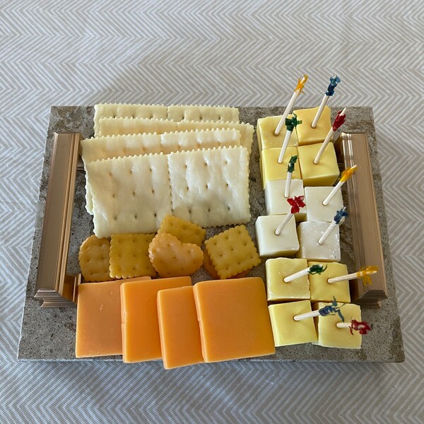 Fake Mixed Cheddar Cheese Cubes (set of 8) - Etsy