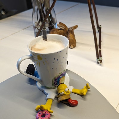 Homer Coaster STL for 3D Printing NOTE: This is Not a Physical Item - Etsy