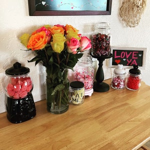 Glass Popcorn Cart Canister/container - Etsy