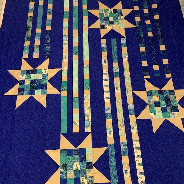Quilt Pattern SHOWERING STARS (digital Download PDF) Quilt by Robin ...