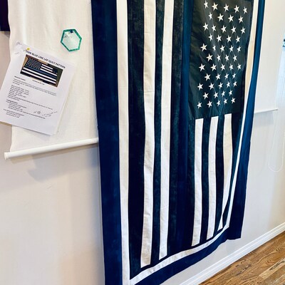 Thin Blue Line Lap Quilt Pattern - Etsy