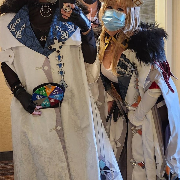 Genshin Impact Cosplay Prop Il Capitano's Mask the Captain Fatui ...