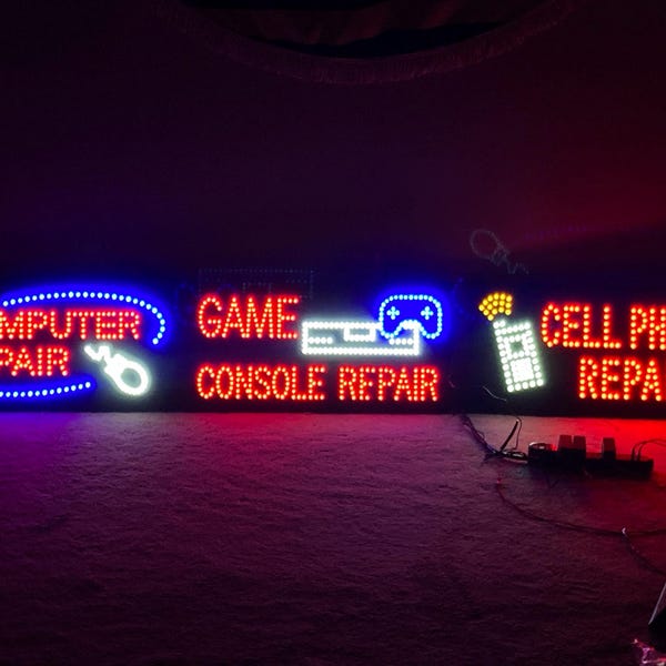 Check in Sign, 19"x10", 48x24cm, TOPKING, Signage, LED, Bright, Open ...