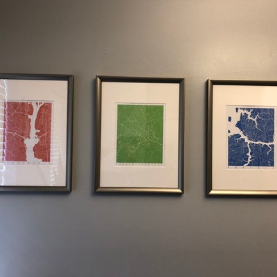 Custom Map Art Print Any City in the World Custom City Map / Print ...