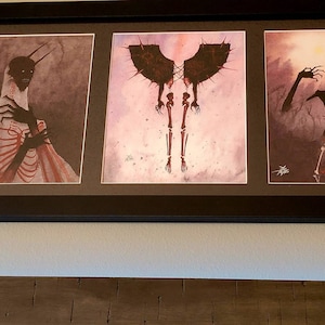 Beguile Dark Art Print Watercolor - Etsy