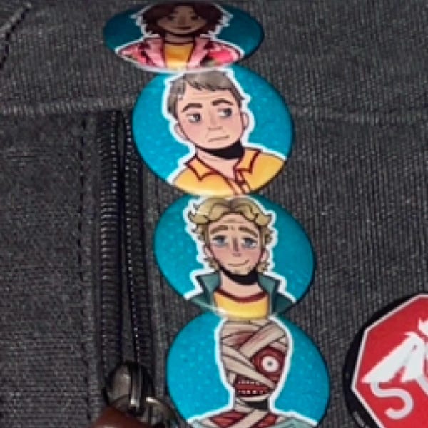 Mouthwashing Character Badges - Etsy