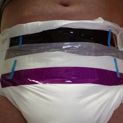 5-pack Asexual Ace Pride Diaper Panel Sticker - Etsy
