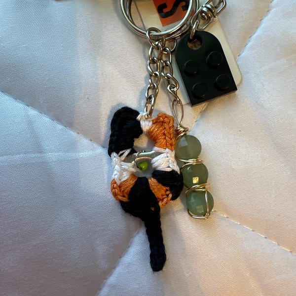 Crochet Animal Pull Tab Keychains - Etsy