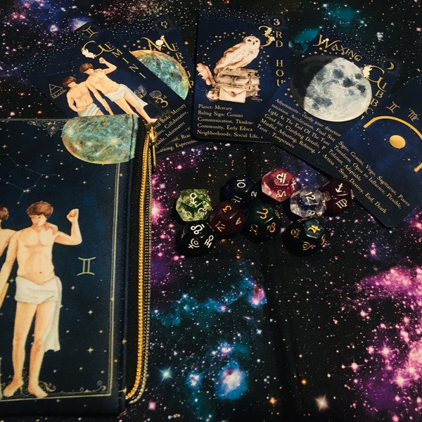 Celestial Fortune, Astrology Oracle Deck, Tarot Size Oracle Cards ...