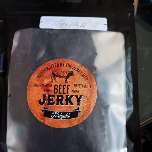 Homemade Beef Jerky Labels, Handcrafted Jerky Labels, Personalized ...